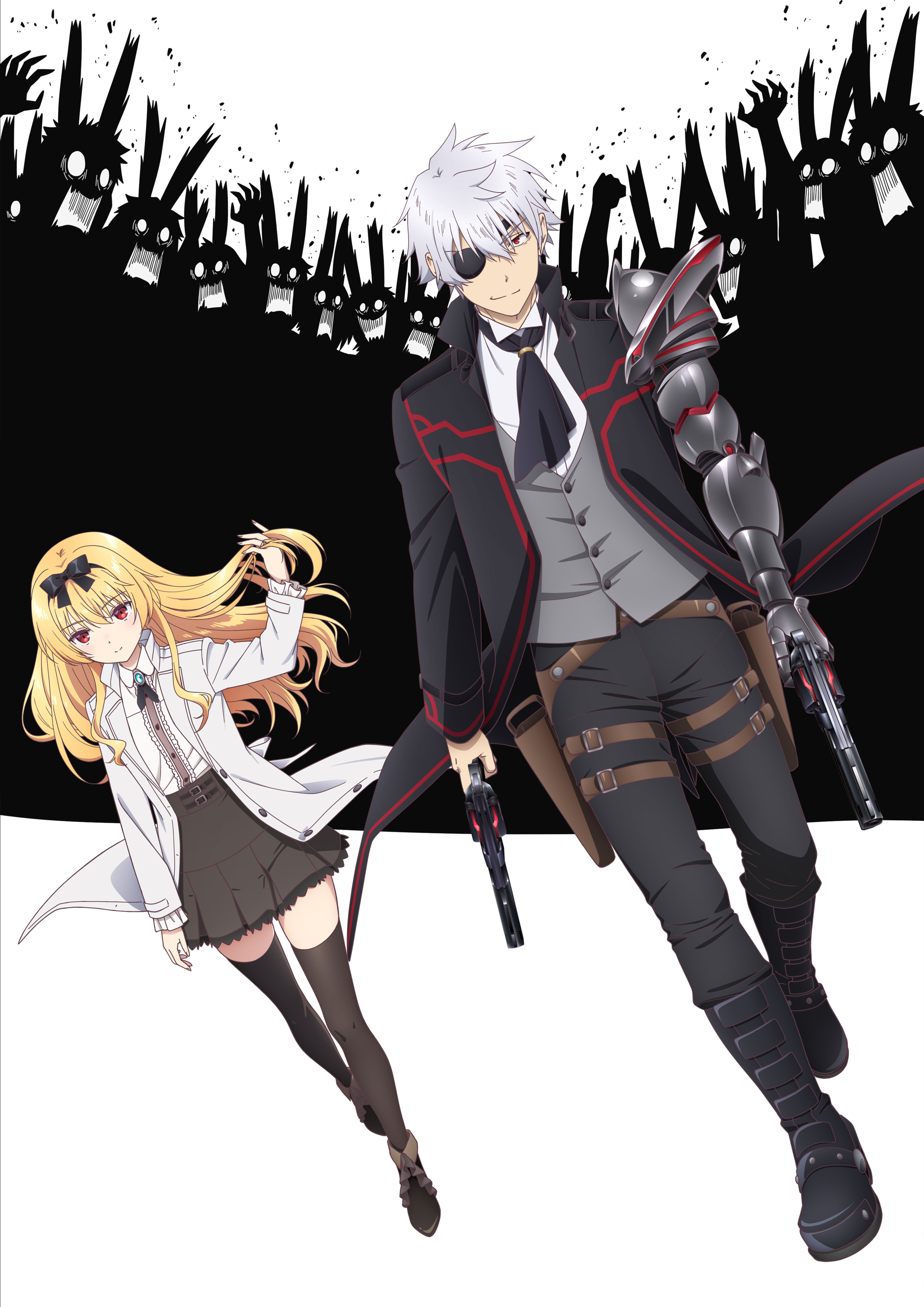 Safebooru - 1boy 1girl absurdres arifureta shokugyou de sekai saikyou belt black coat black ...