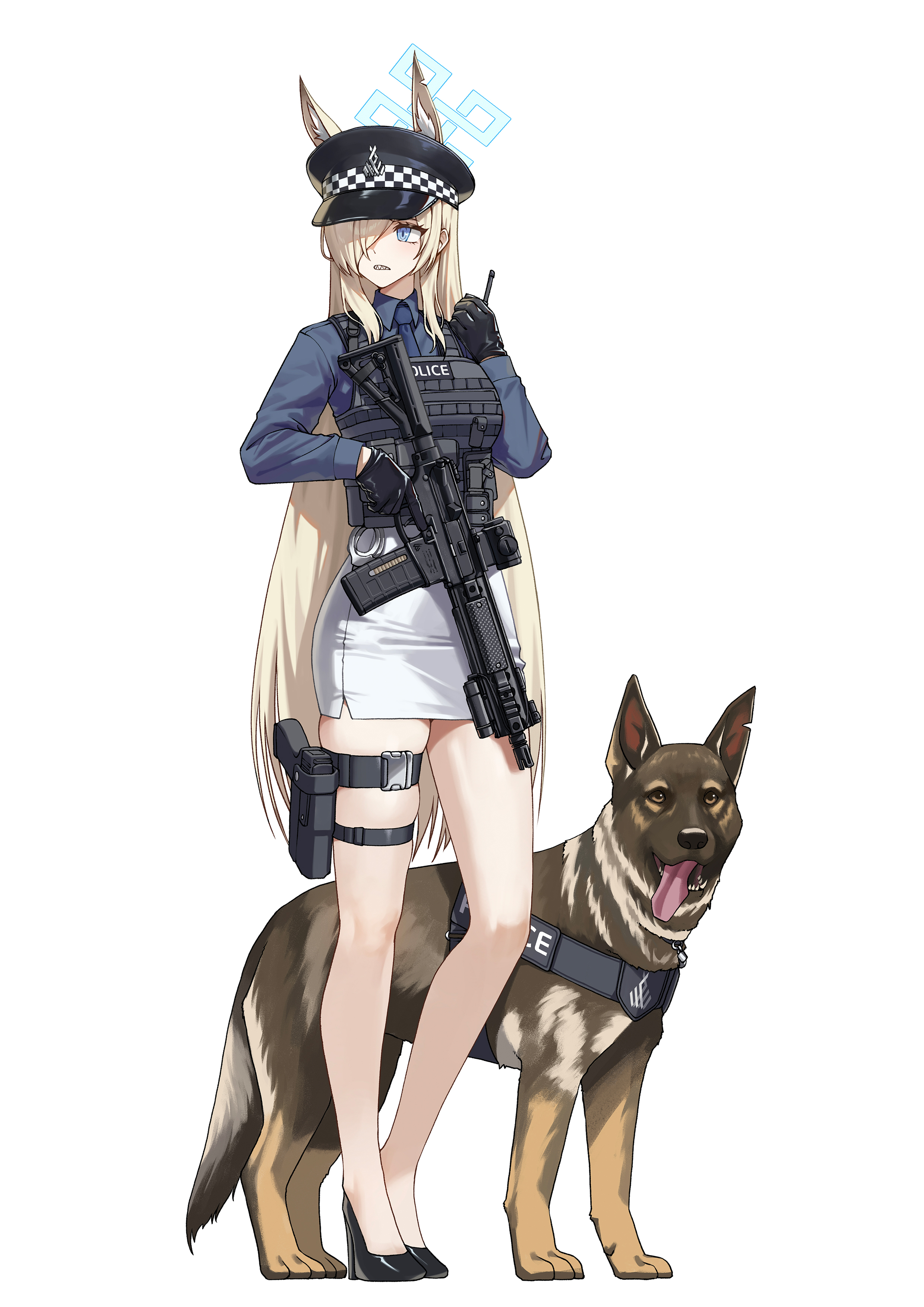 Safebooru - 1girl absurdres alfie (tmdals7645) alternate costume animal ear fluff animal ears ...