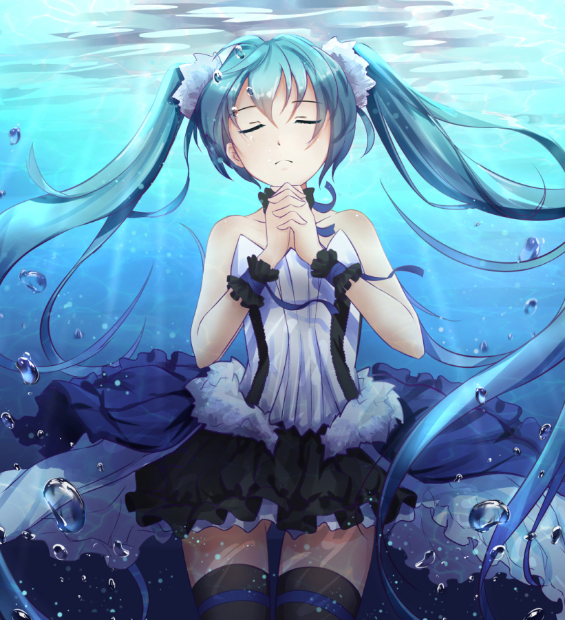 Safebooru - 1girl 7th dragon 7th dragon 2020 aqua hair bubble byakuya ...