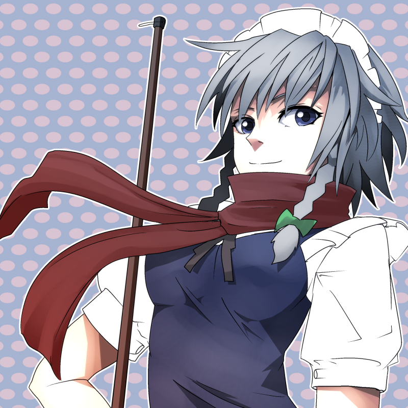 Safebooru - 1girl blue eyes braid female izayoi sakuya kikoka (mizuumi ...