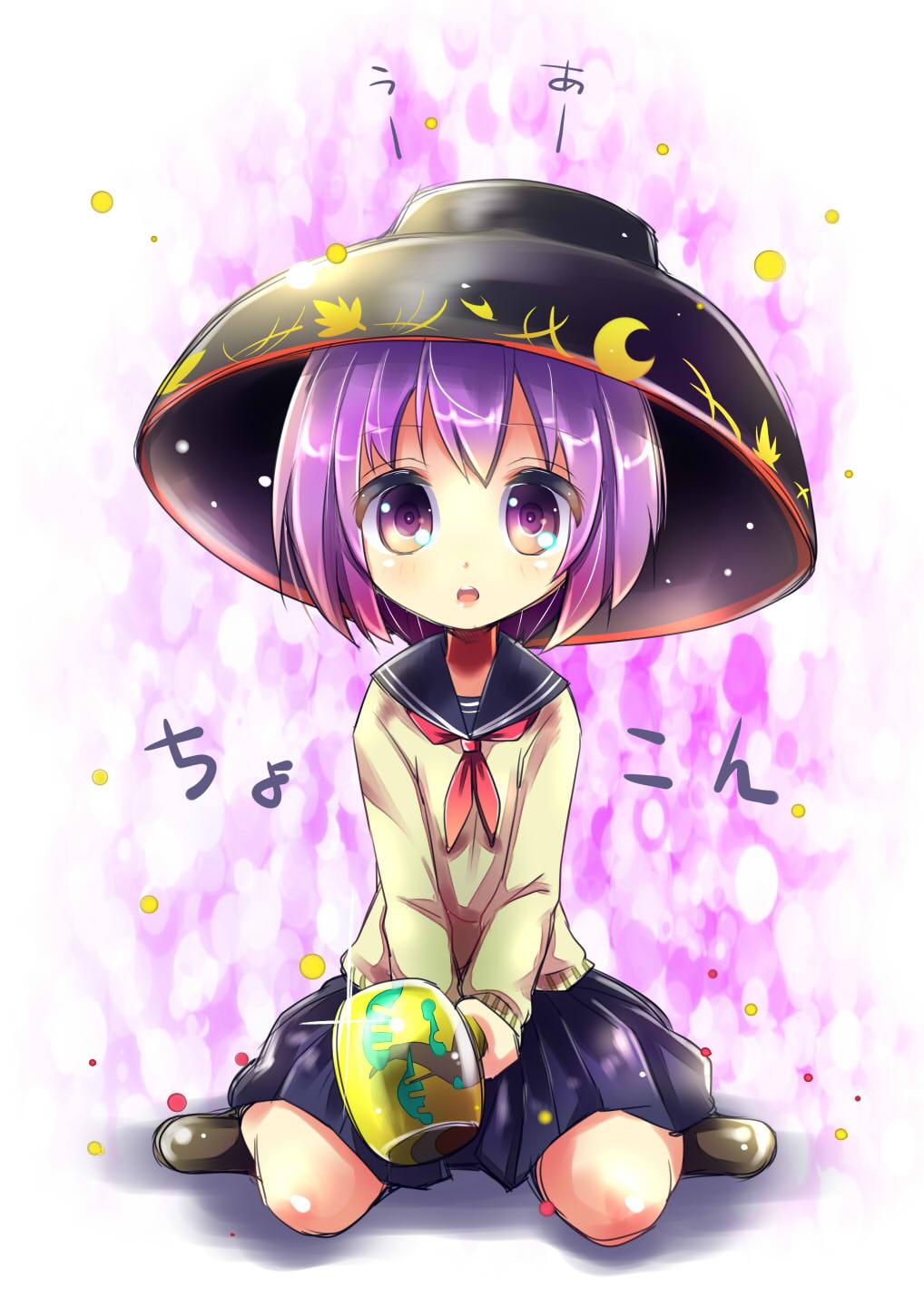 Safebooru - 1girl alternate costume bowl bust gradient hair highres ...