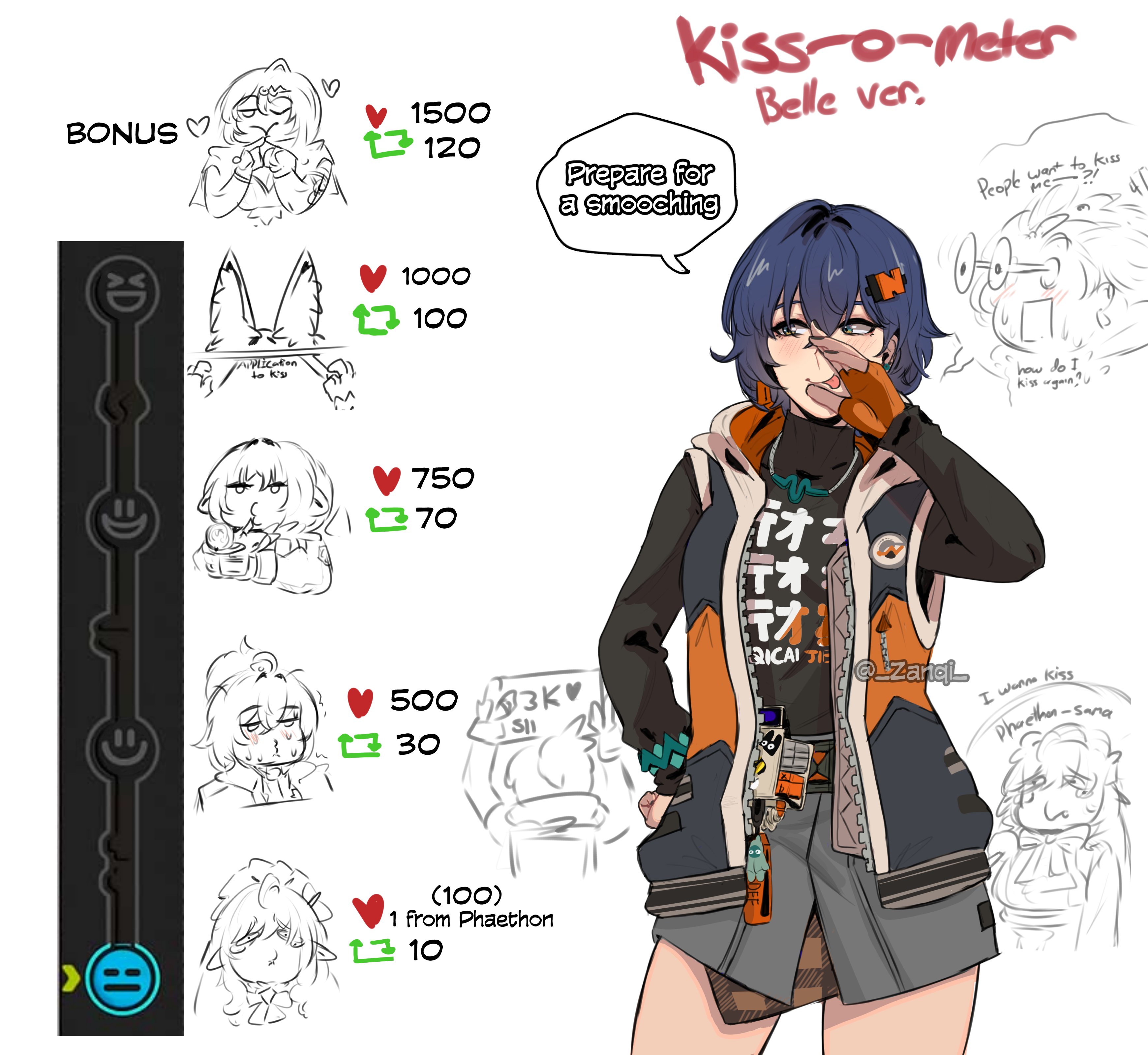 Safebooru - 6+girls absurdres animal ears belle (zenless zone zero ...