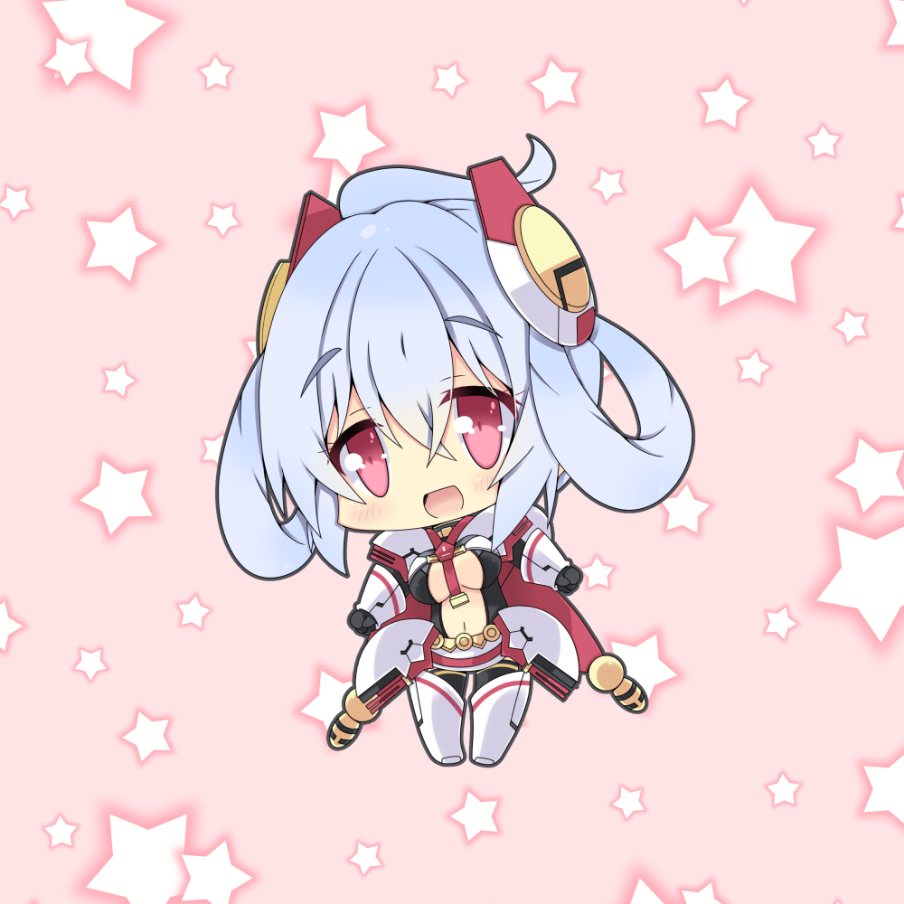 Safebooru - 1girl ahoge breasts chibi hair ornament hair rings looking ...