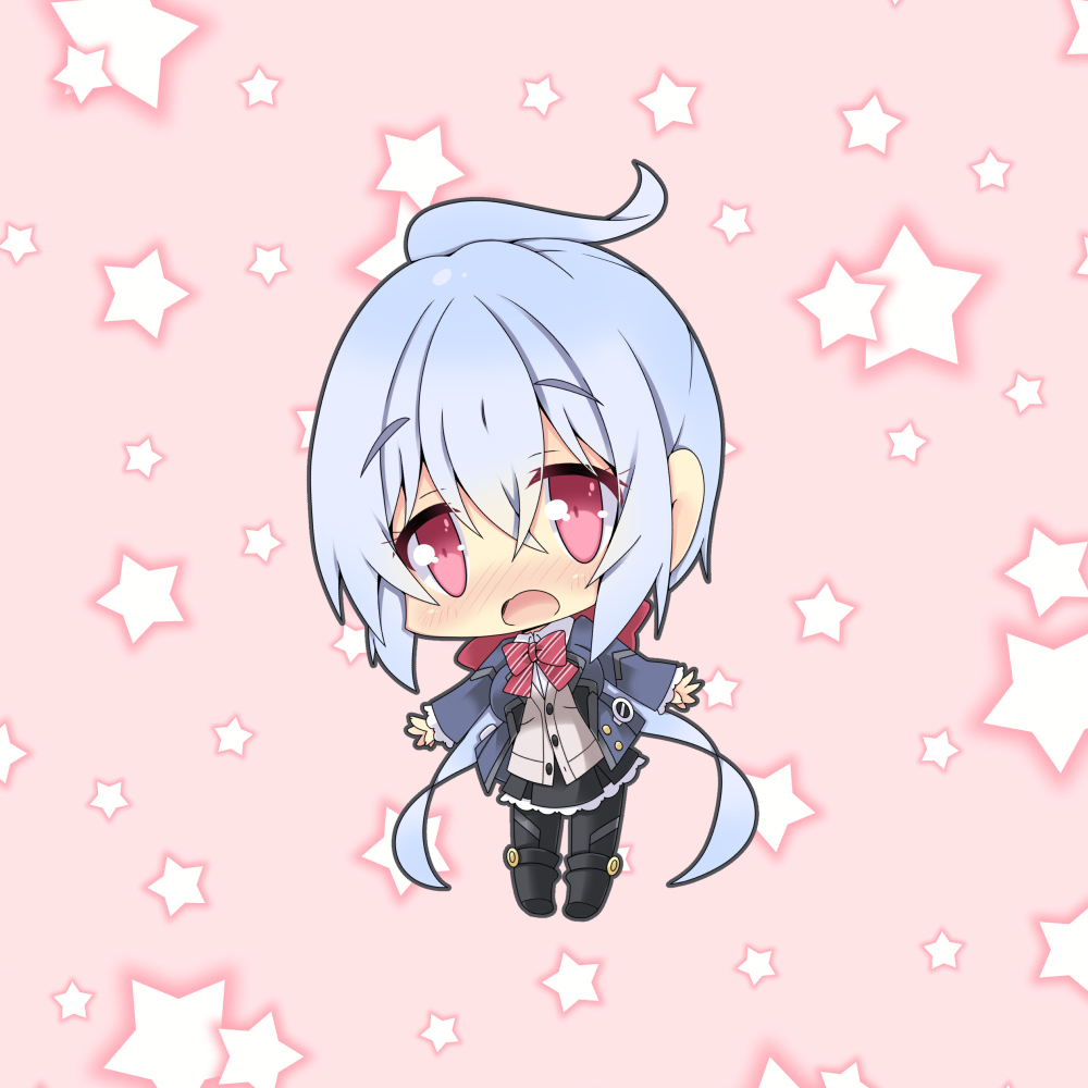 Safebooru - 1girl ahoge blush chibi long hair looking at viewer matoi ...