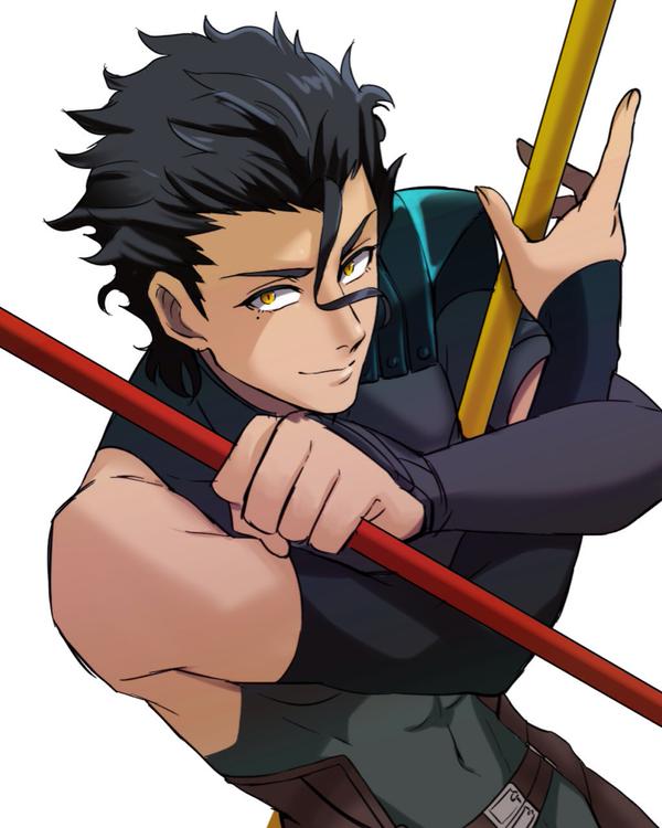 Safebooru - 1boy ahoge black hair fate/zero fate (series) gae buidhe ...