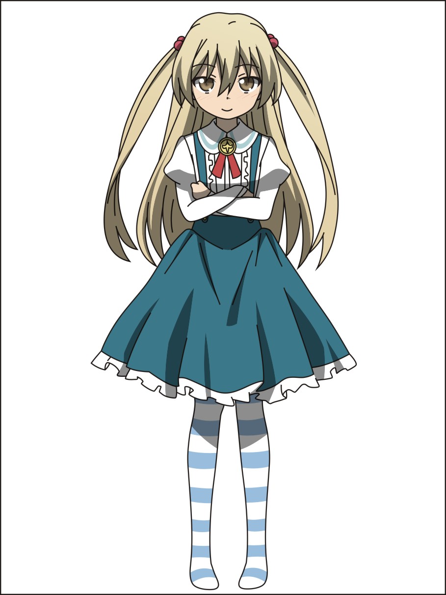 Safebooru - 1girl brown eyes brown hair gunbuster pose hair bobbles ...