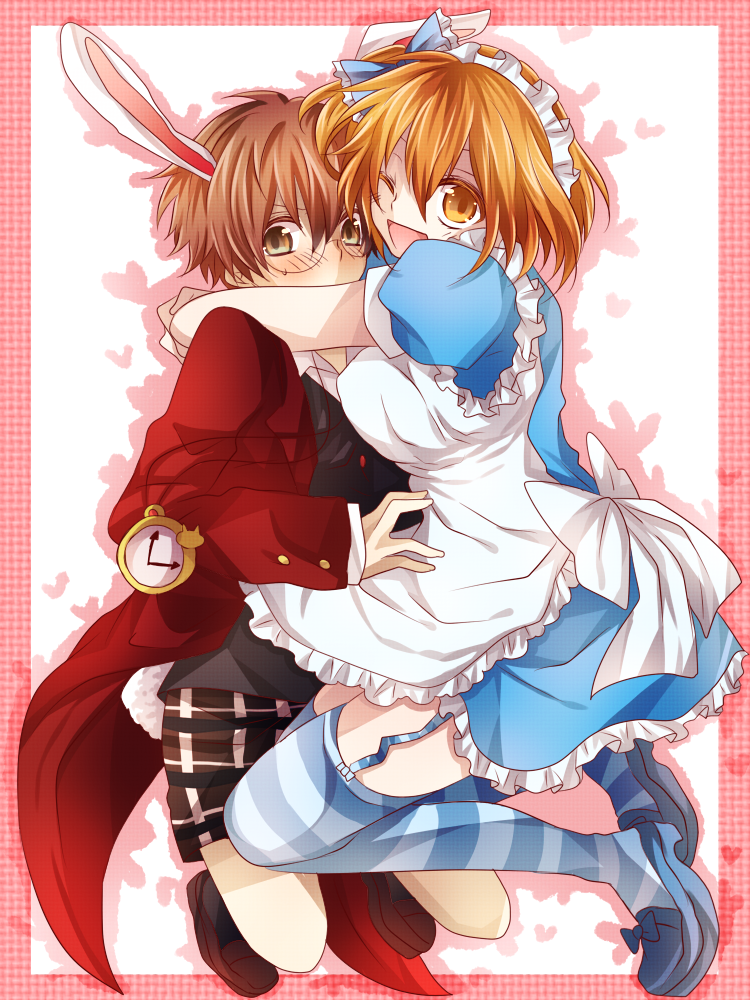 Safebooru - 1boy 1girl alice (wonderland) alice (wonderland) (cosplay) alice in wonderland ...