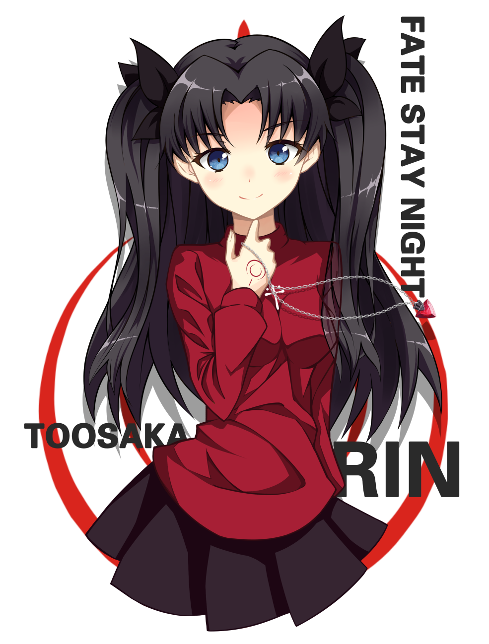 Safebooru - 1girl black hair black legwear blue eyes command spell fate ...