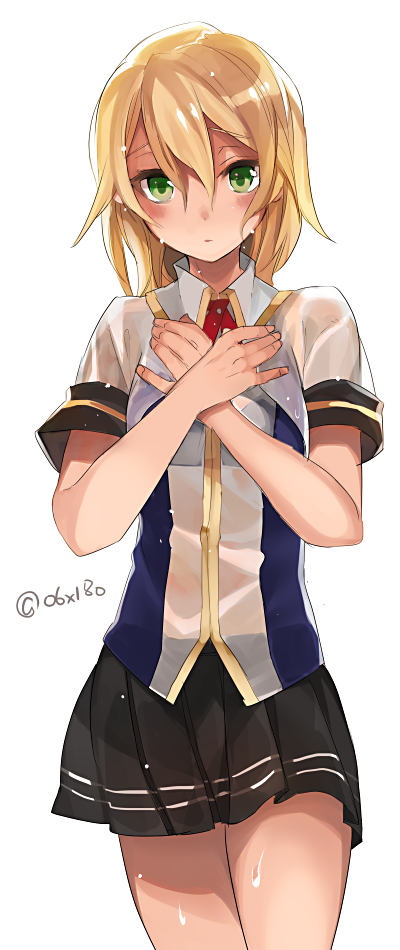 Safebooru Blazblue Blonde Hair Bra Green Eyes Hyakuhachi Over3 Noel 9847