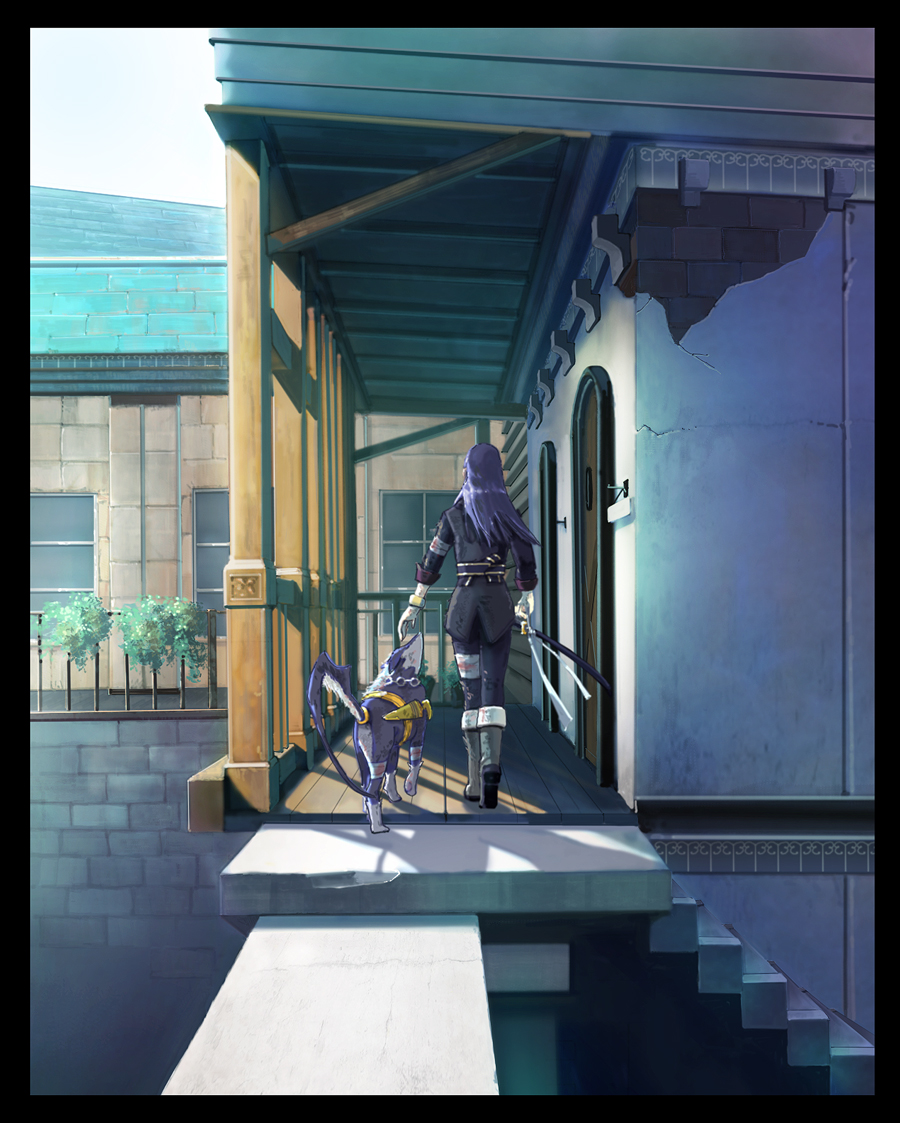 Safebooru - black hair bracelet dog hatomugi (hato3pp) jewelry long ...