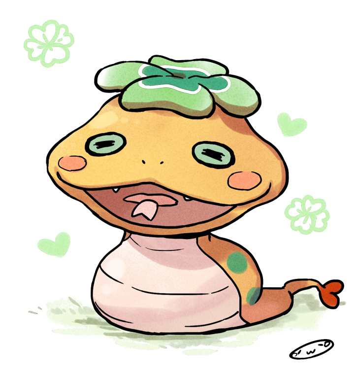 Safebooru - fangs forked tongue heart mizuhara aki no humans open mouth ...