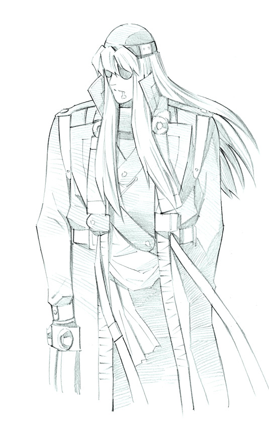 Safebooru - 1boy 1girl bolt crank eat-man long hair male focus ...