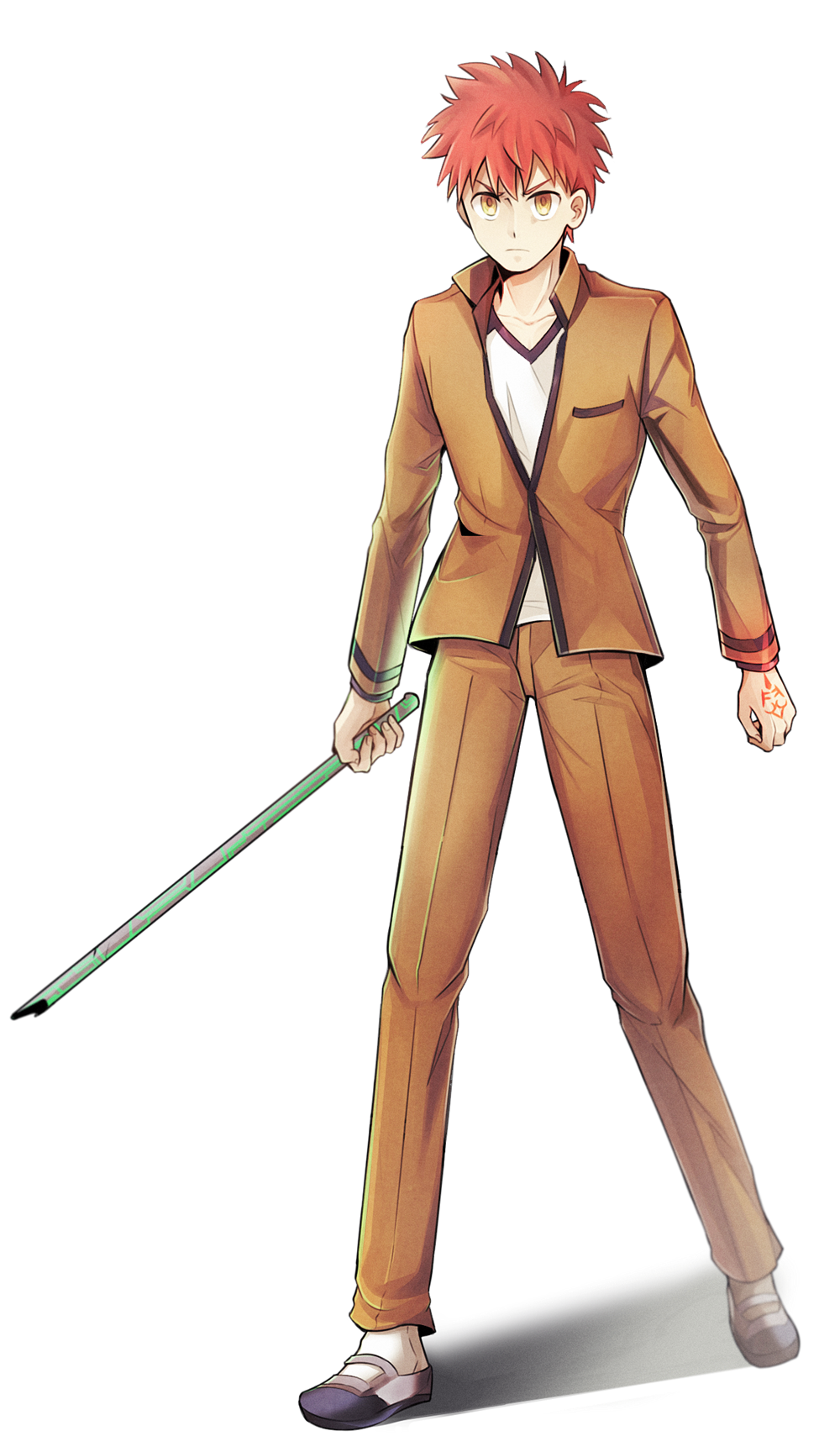 Safebooru - 1boy brown eyes command spell emiya shirou fate/stay night ...