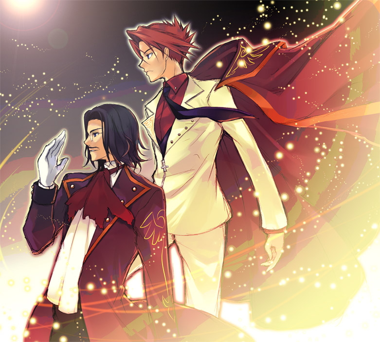 Safebooru - black hair butler facial hair honda tamanosuke jacket ...