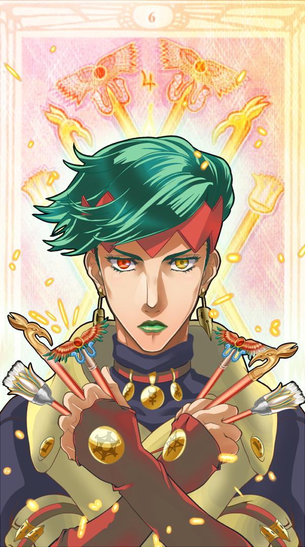 Safebooru - akabane3 card (medium) choker earrings fingerless gloves ...