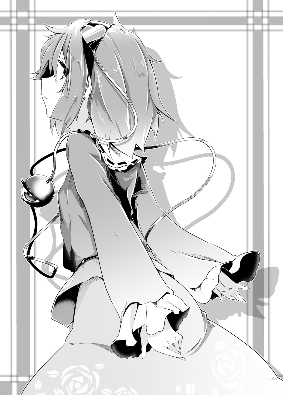 Safebooru - 1girl ariyoshi gen bow hair bow highres komeiji satori ...