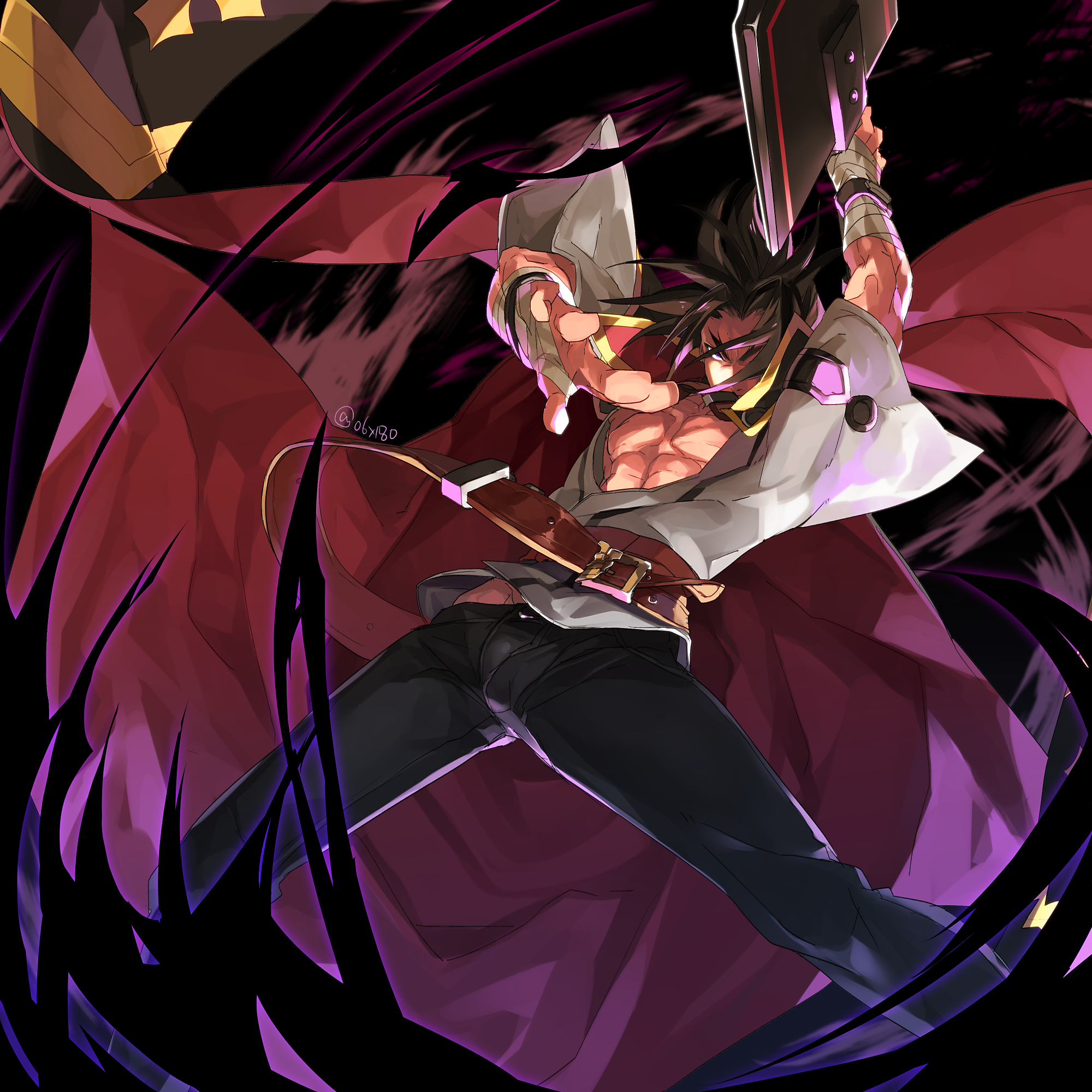 Safebooru Belt Black Hair Blazblue Blazblue Chronophantasma Cape 5896