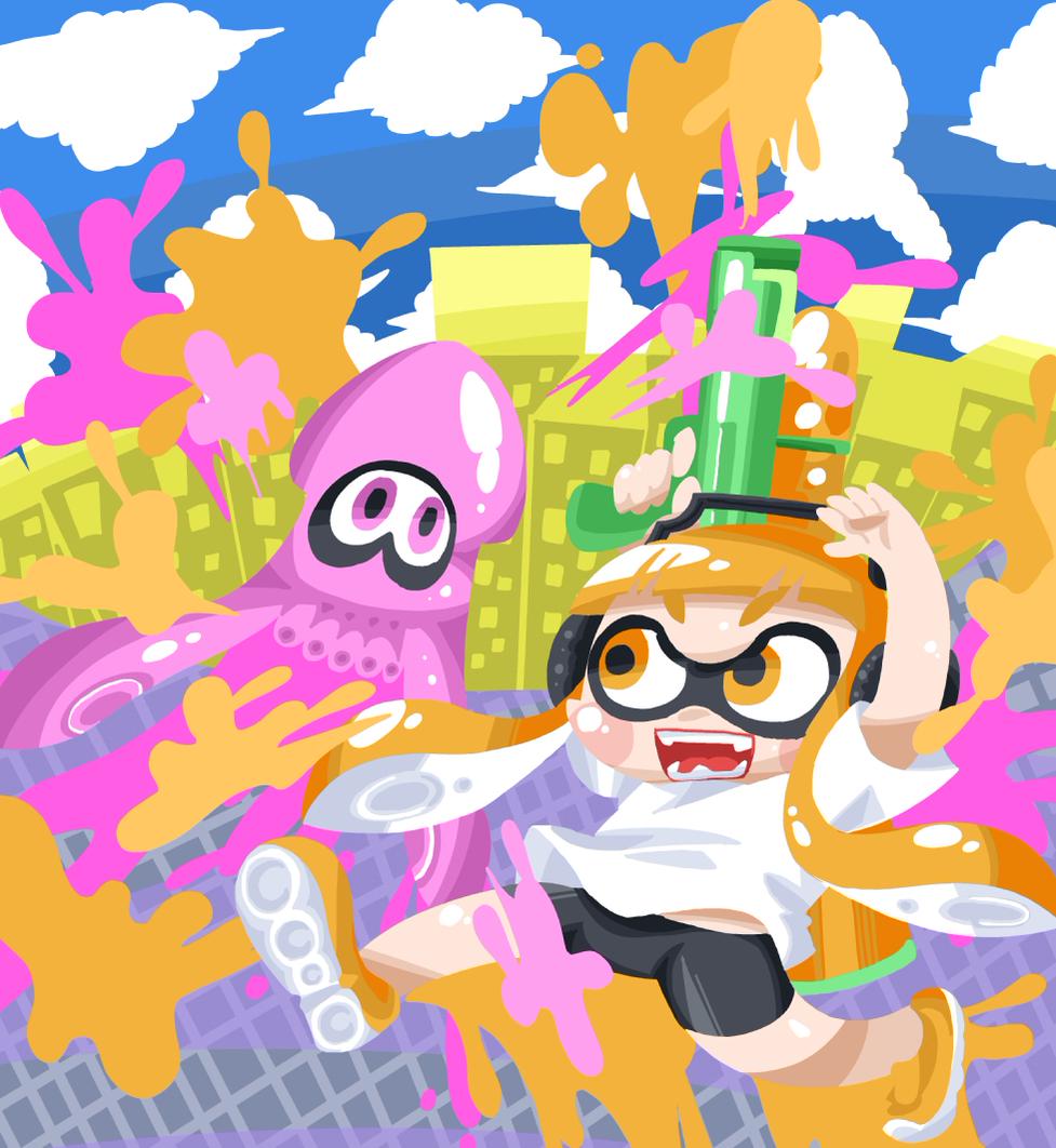 Safebooru - 1girl animal humanoid anthro bike shorts bkub cephalopod ...