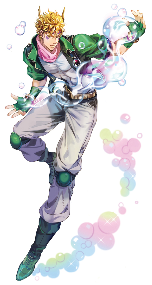 Safebooru - apple972 blonde hair boots bubble caesar anthonio zeppeli ...