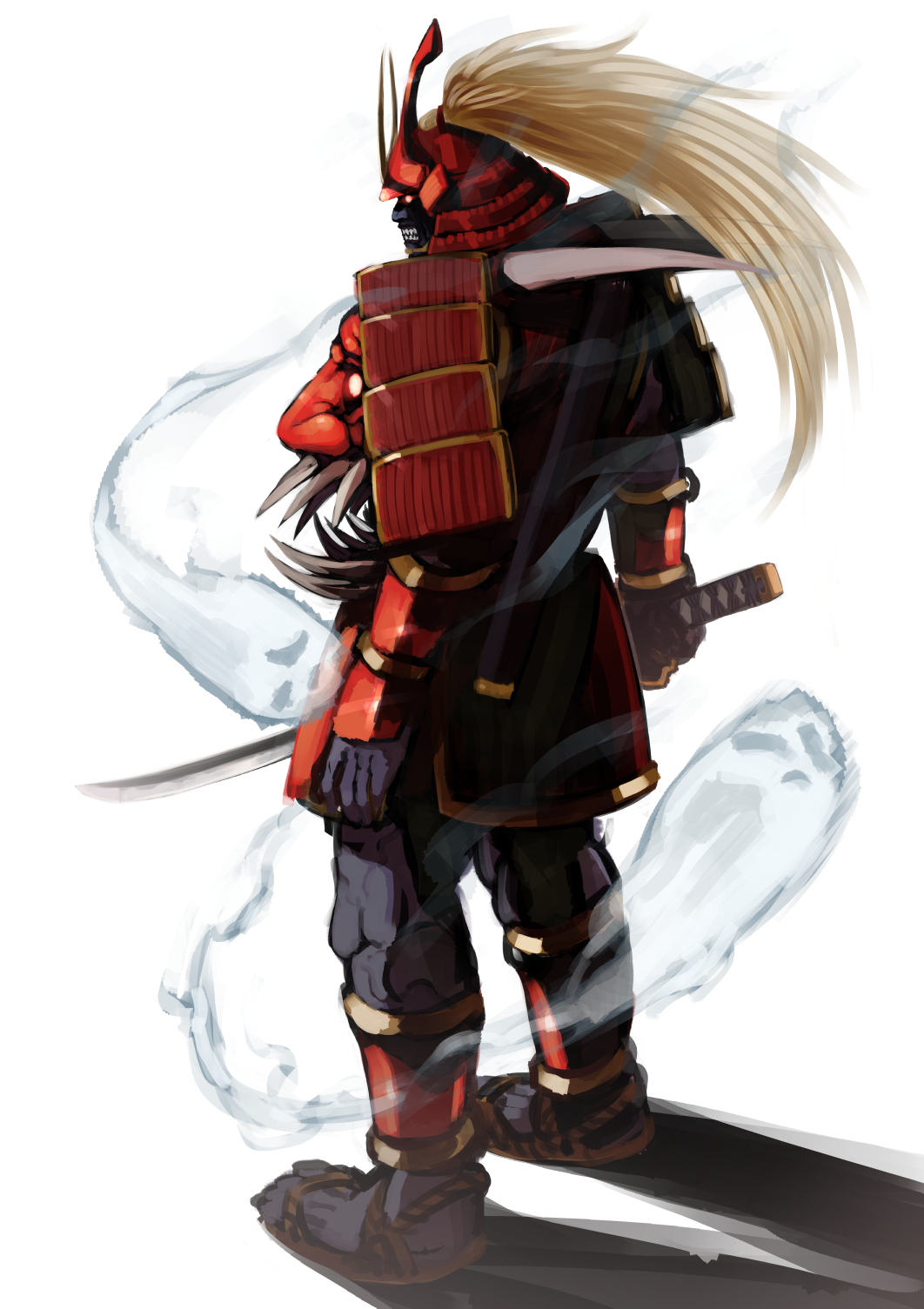 Safebooru - armor bishamon garakuta highres japanese armor katana ...