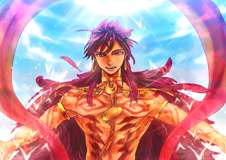 Safebooru - djinn equip long hair magi: the labyrinth of magic male ...