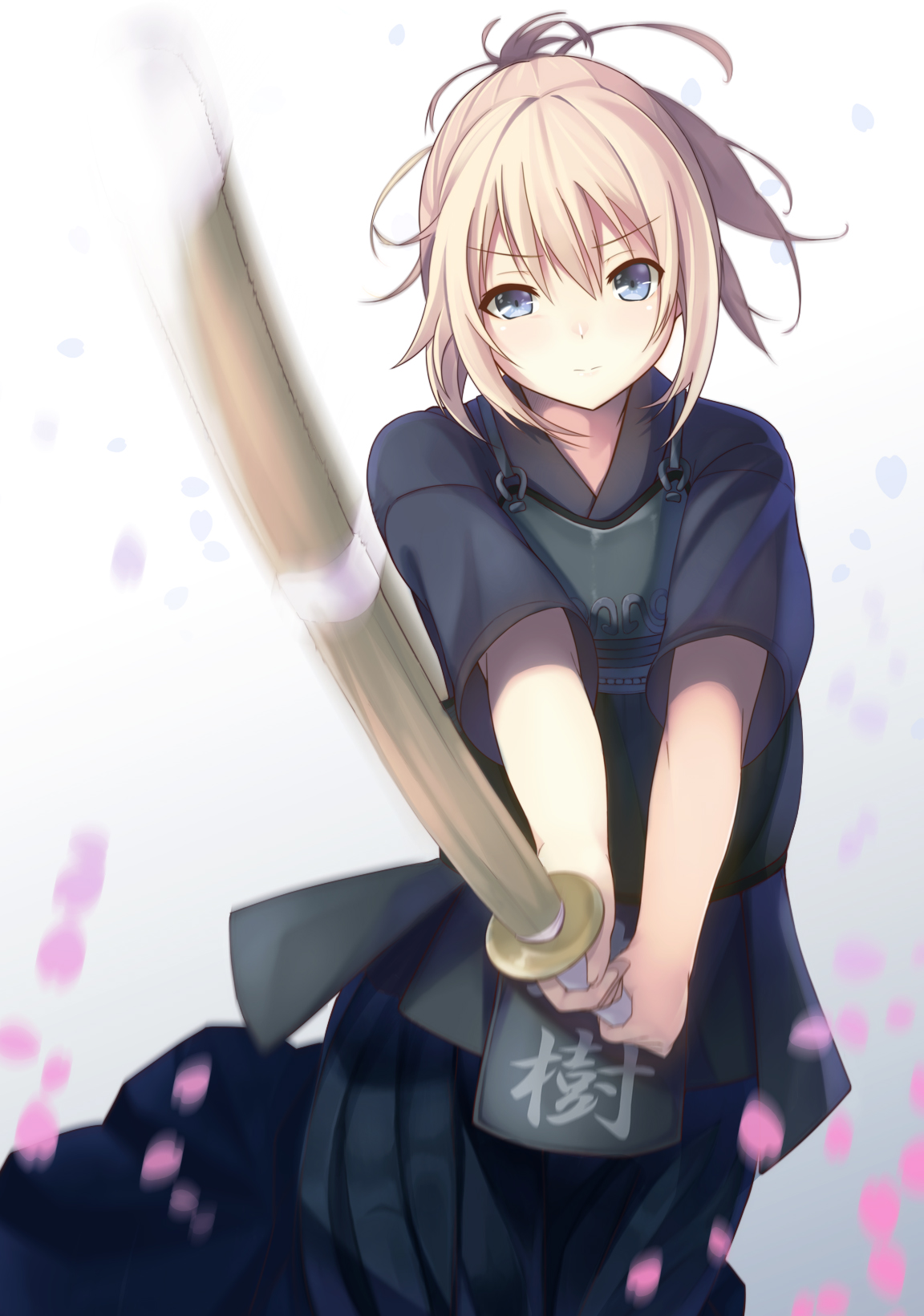 Safebooru - 1girl blonde hair blue eyes blush bougu fujiwara mizuki ...