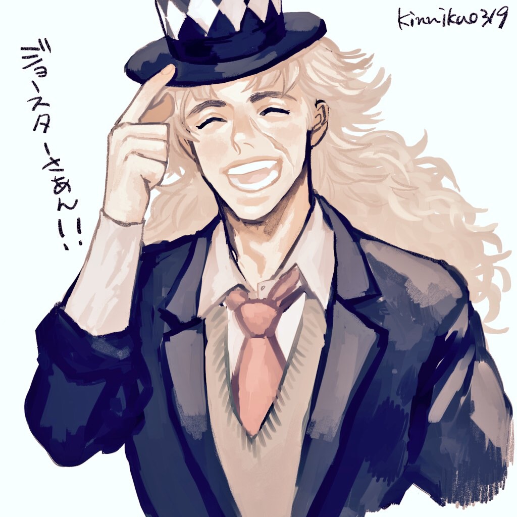Safebooru - 1boy blonde hair hat jojo no kimyou na bouken robert eo ...