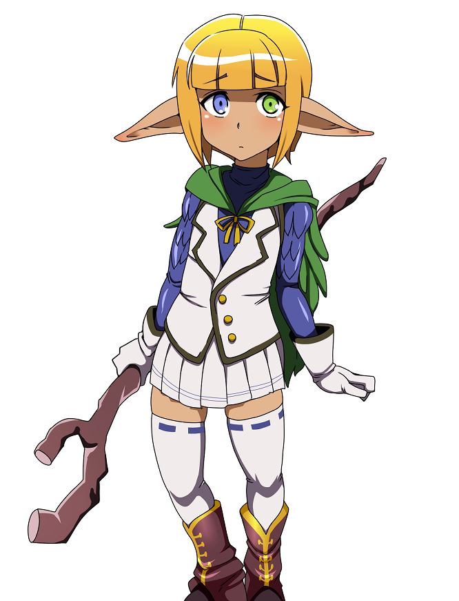 Safebooru - 1boy boots crossdressinging dark elf elf frown gloves ...