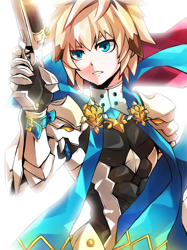 Safebooru - 1boy aqua eyes armor blonde hair buckle chung (elsword ...