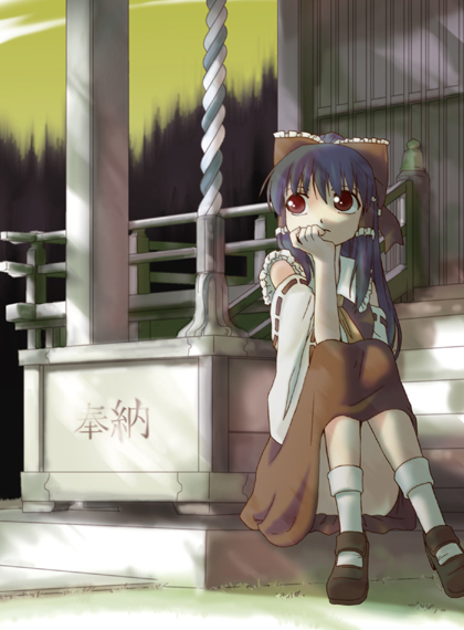 Safebooru - donation box hakurei reimu japanese clothes kazuha (ichiwa ...