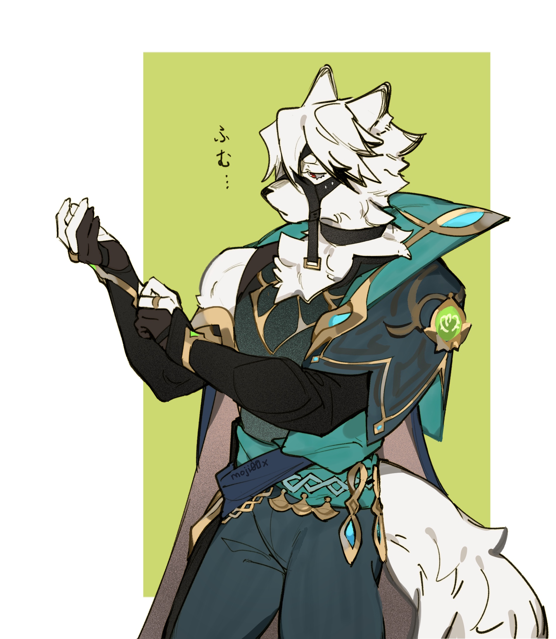 Safebooru - 1boy alhaitham (genshin impact) alhaitham (genshin impact) (cosplay) animal ears ...