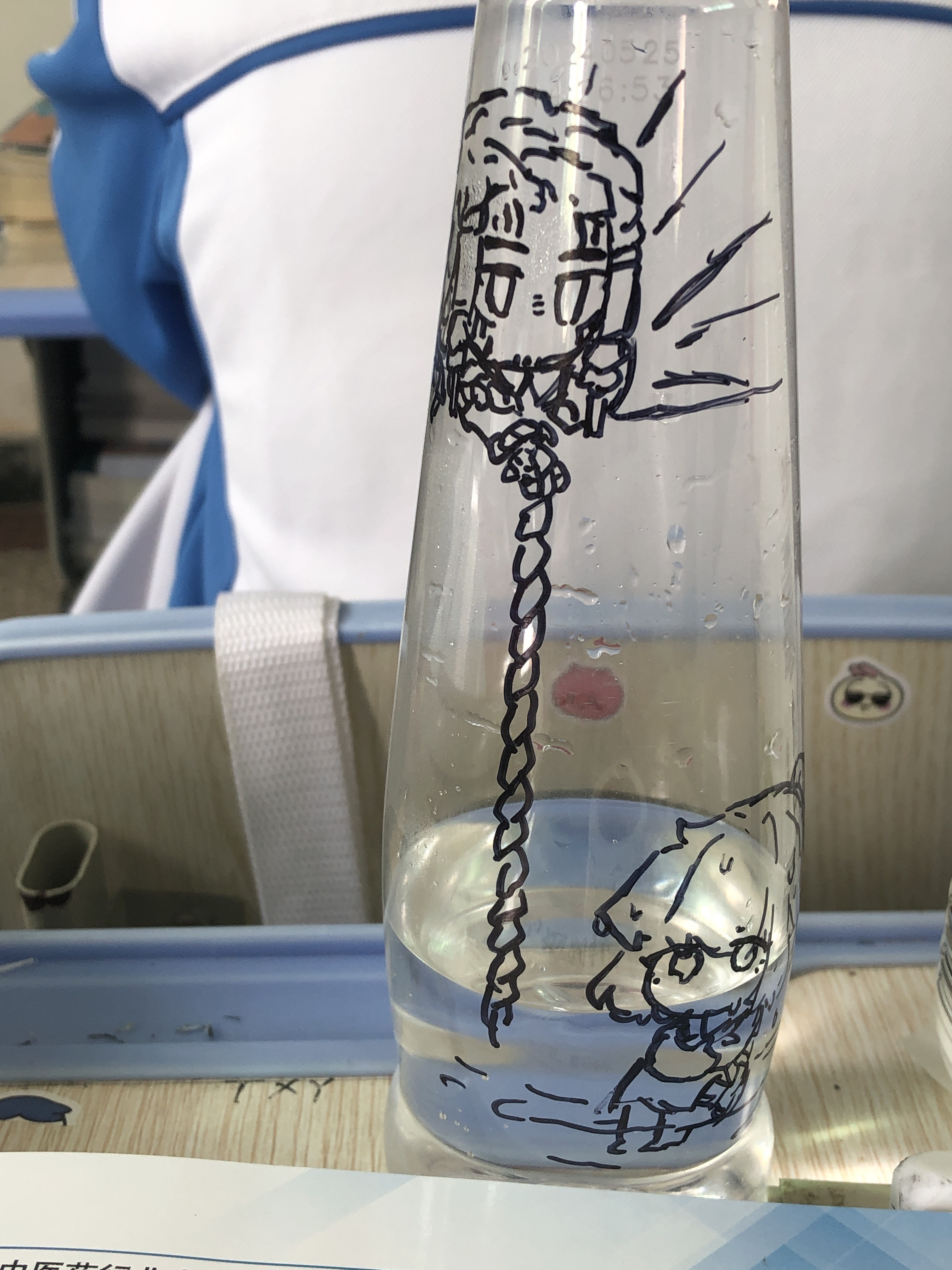 Safebooru - 2girls absurdres bottle chibi dreadlocks facial tattoo ...
