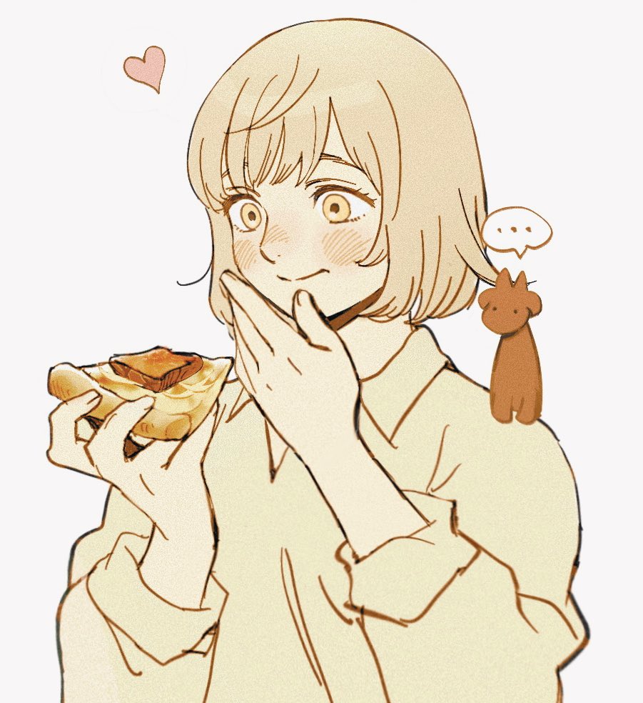 Safebooru - ... 1girl blonde hair closed mouth dungeon meshi eating ...