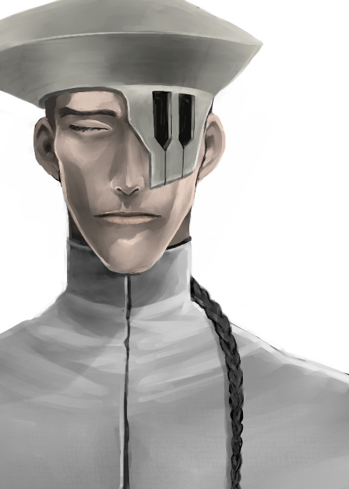 Safebooru - 1boy agatsumaattsu arrancar black hair bleach braid closed ...
