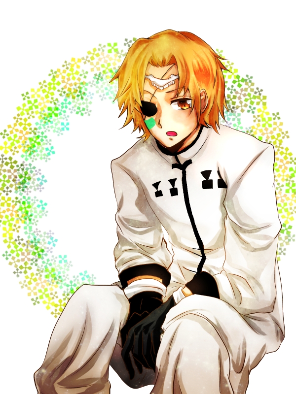 Safebooru - 1boy arrancar bleach blonde hair eyepatch facial mark ...