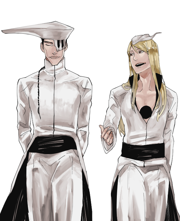 Safebooru - 2boys agatsumaattsu arrancar black hair bleach blonde hair ...