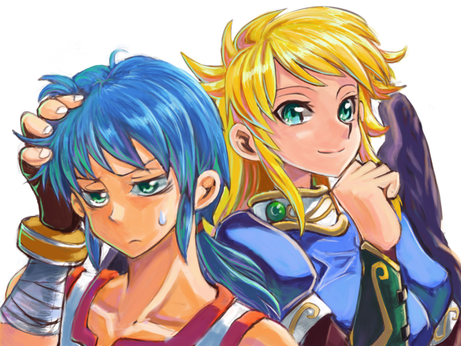 Safebooru - 1boy 1girl angel wings aosa (momikin) black dress black wings blonde hair blue eyes ...