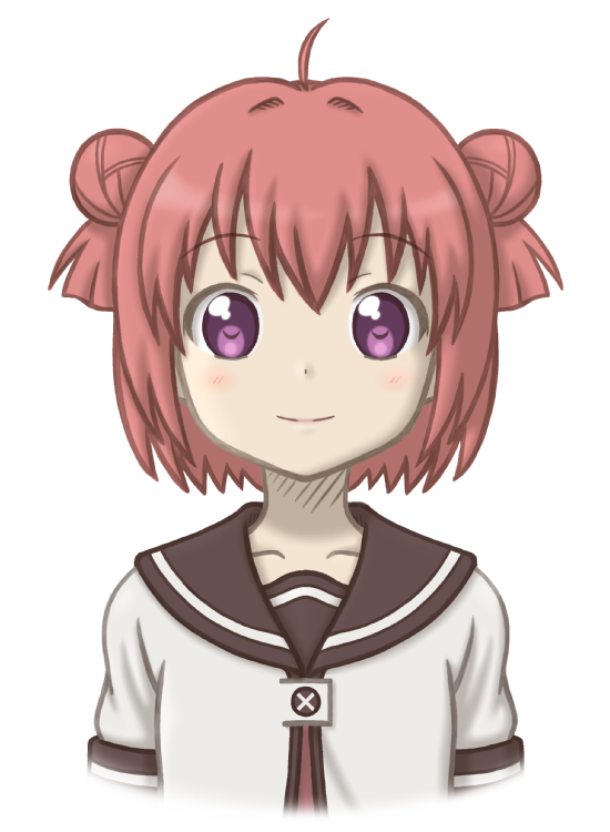 Safebooru 1girl Akaza Akari Double Bun Hair Bun Mugen Ouka Redhead 4769