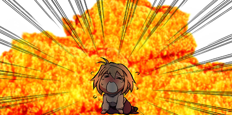 Safebooru - 1girl ahoge arcueid brunestud blonde hair blush chibi ...