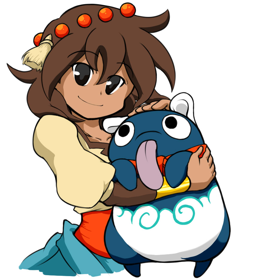 Safebooru - 1girl ajna (indivisible) beads hug indivisible roti ...