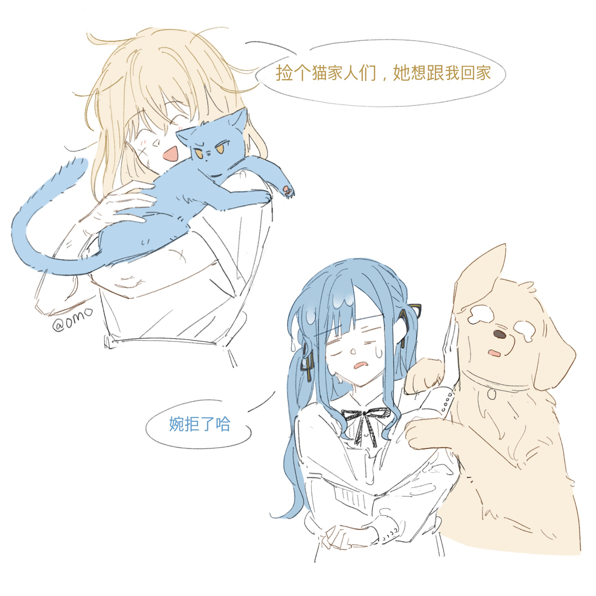 Safebooru - 2girls animal animalization bang dream! bang dream! it's mygo!!!!! black ribbon ...