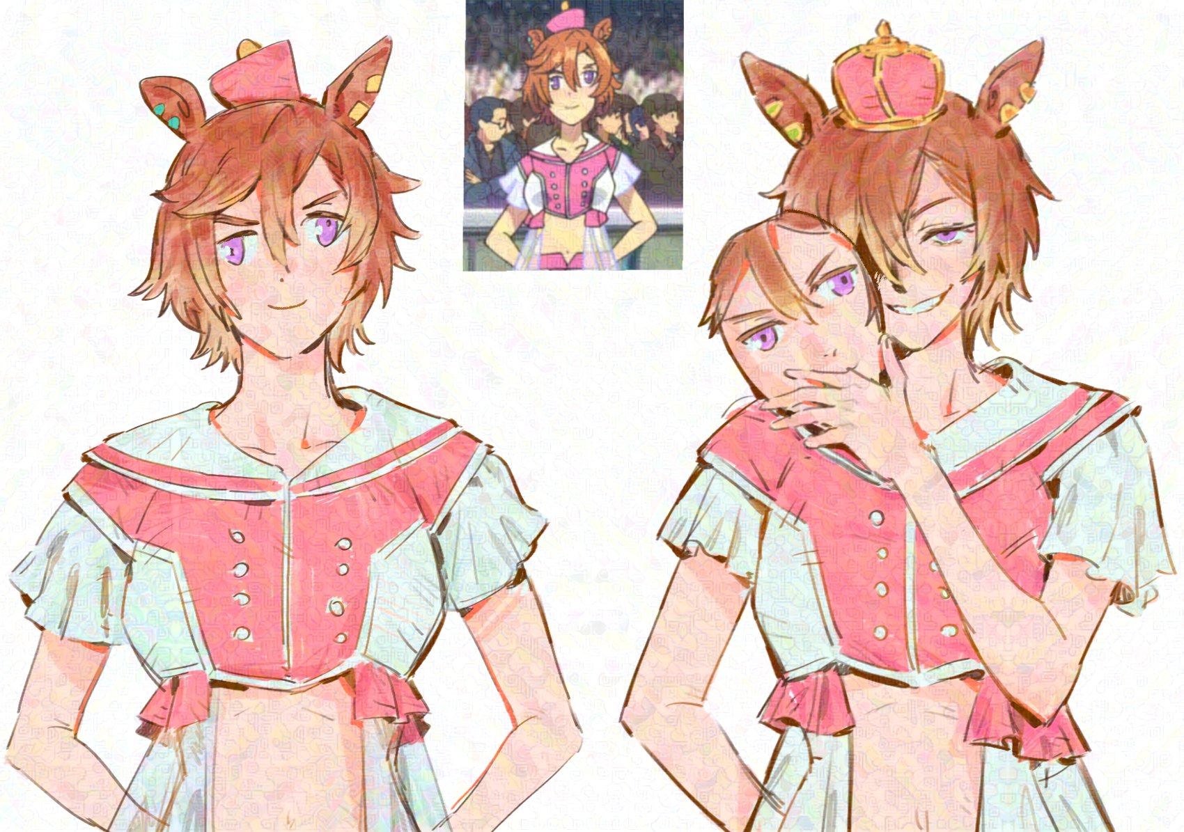 Safebooru - 1girl animal ears anime screenshot inset arm behind back ...