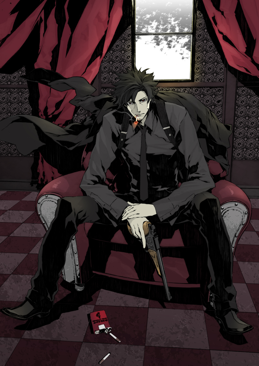 Safebooru - cigarette coat emiya kiritsugu fate/stay night fate/zero ...