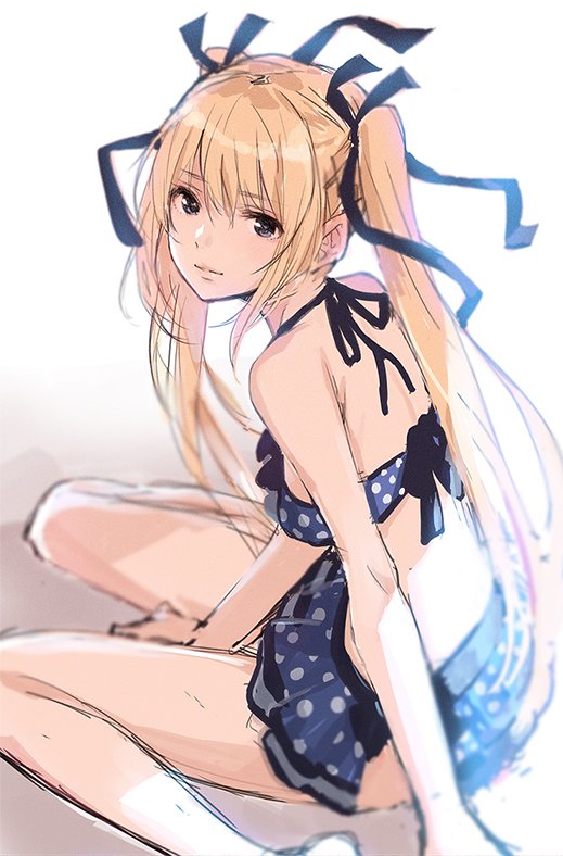 Safebooru - bare shoulders bikini blonde hair brown eyes dead or alive dead or alive 5 hair ...