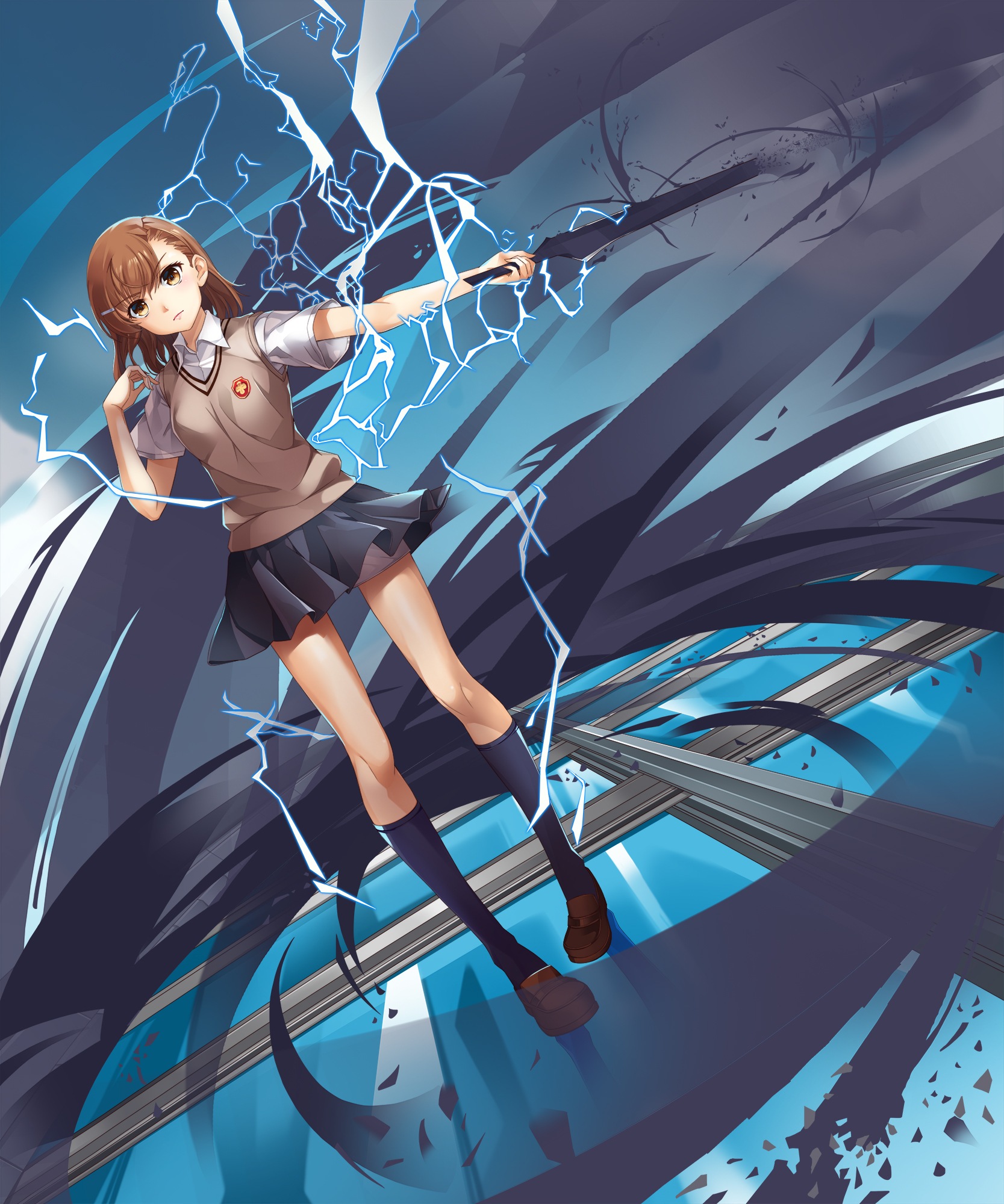 Safebooru - 1girl akira (5888172) brown eyes brown hair highres ...