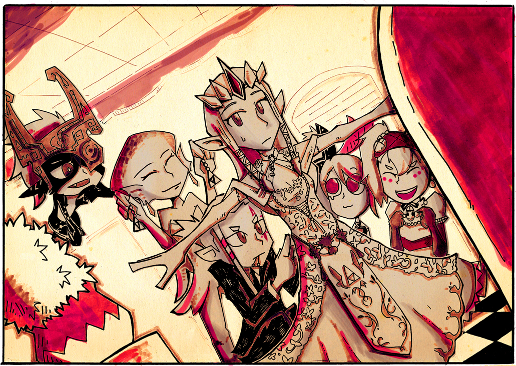 Safebooru - impa lana (zelda musou) midna pointy ears princess ruto ...