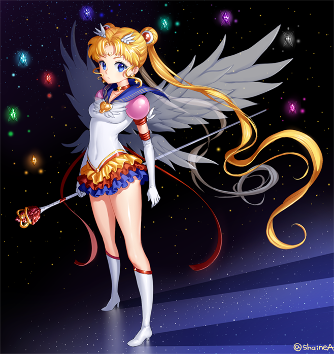 Safebooru - 1girl bishoujo senshi sailor moon blonde hair blue eyes ...