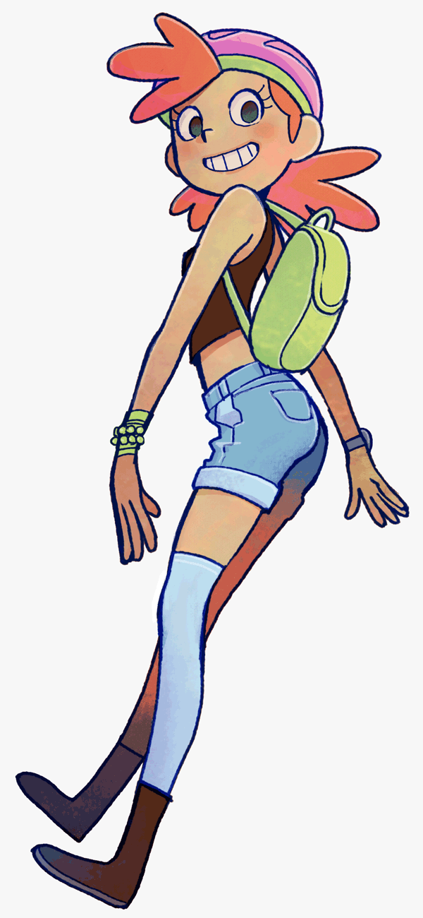 Safebooru - 1girl amy (clarence) backpack bag bicycle helmet clarence ...