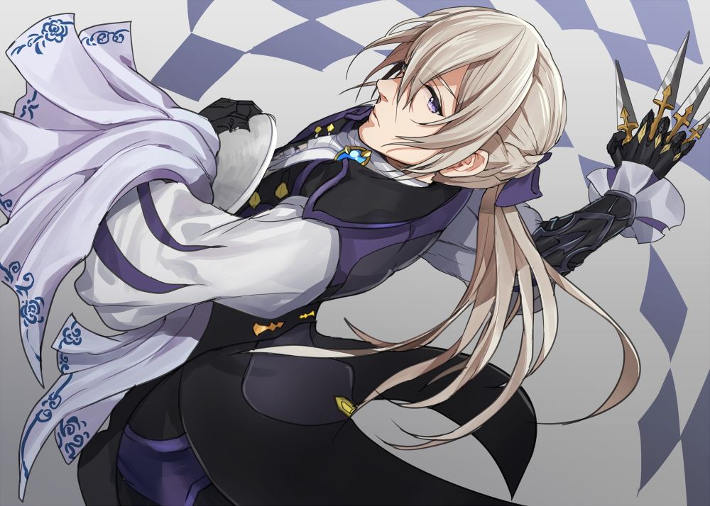 Safebooru - 1boy back bow butler dagger doroli fire emblem fire emblem ...