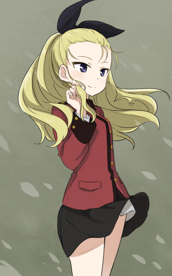 Safebooru 1girl Abe Kanari Assam Blonde Hair Blue Eyes Blush 1610
